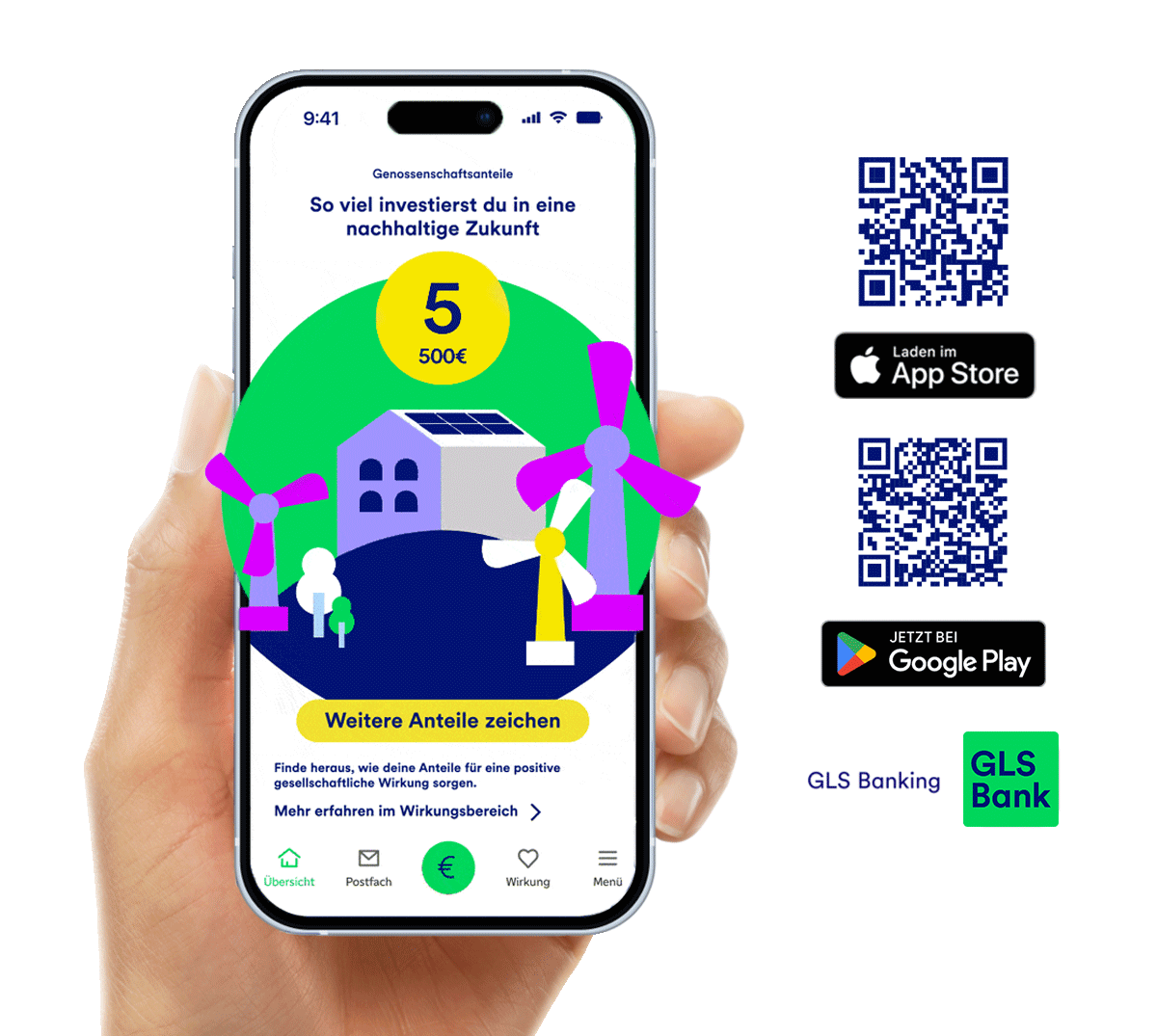 Firmenkonto für nachhaltige Unternehmen und Firmen - GLS Bank