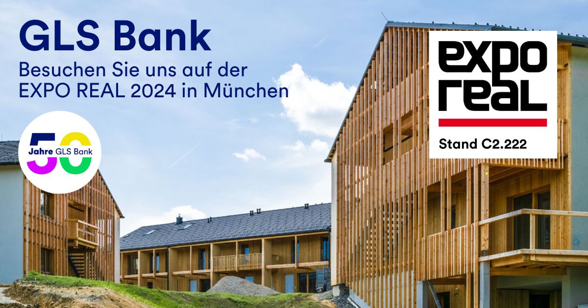 GLS Bank auf der EXPO REAL 2024 in München - GLS Bank